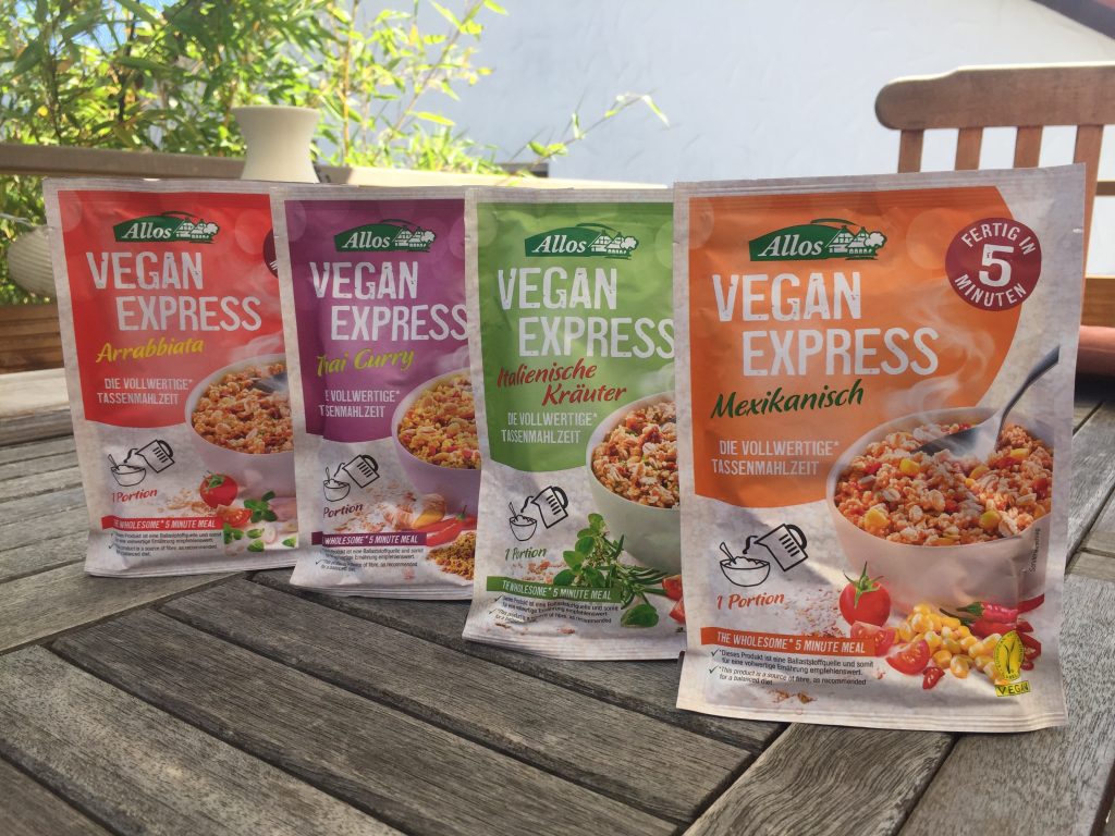 Im Test: Vegan Express - Die vollwertige Tassenmahlzeit von Allos